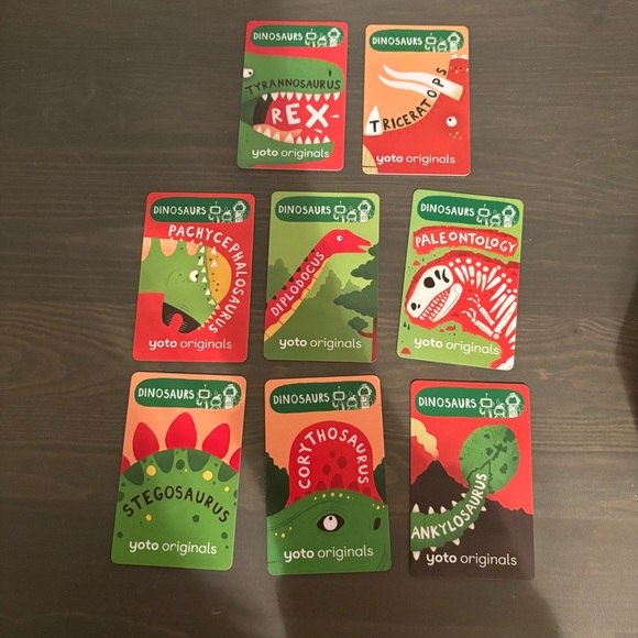 yoto | Media | Yoto Cards Brainbots Dinosaurs Collection Of 8 | Poshmark